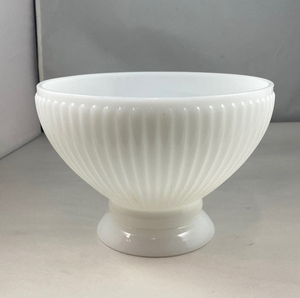 Opal Ribbed Student Shade with a 8" Fitter (ONLY 1 LEFT) – My Lamp Parts