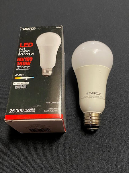 50/100/150 Watt LED Utility Light - Medium Base LED Bulb Cool White ...