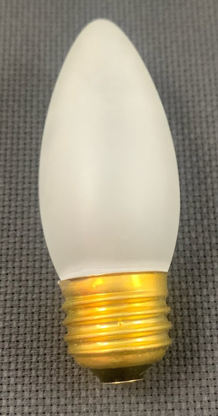 40W130V Edison Base Torpedo Frosted white – My Lamp Parts
