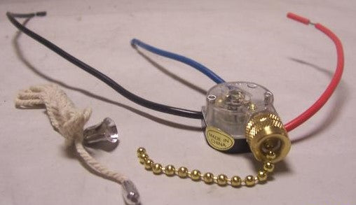 Compact 3-Way Pull Chain Switch – My Lamp Parts