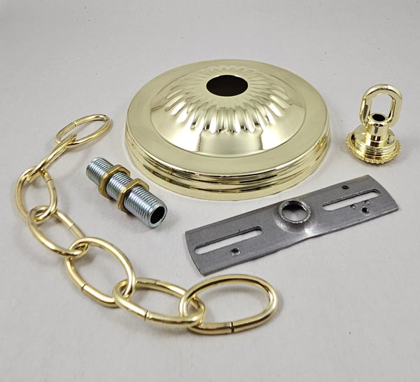 Fixture Hanger Assemblies - Brass Plated – My Lamp Parts