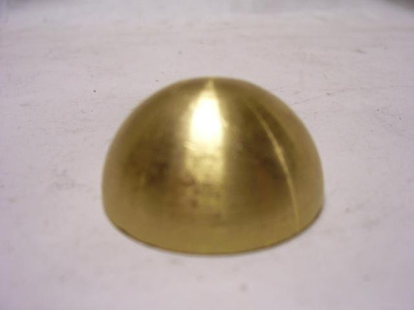 Brass Half-Round Ball - 1/8 IP F - 1-1/2" Diameter - Unfinished Brass ...