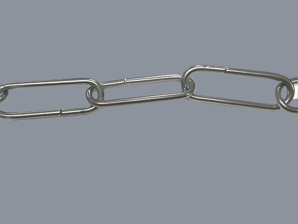 Fluorescent Fixture Chain - Nickel Plated - 2-1/4" Link per yard – My ...