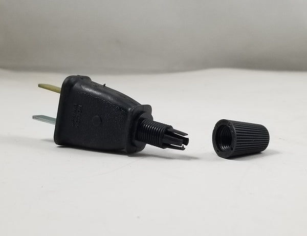 Polarized Vinyl Handle Black Dead End Plug w/ Gripper – My Lamp Parts