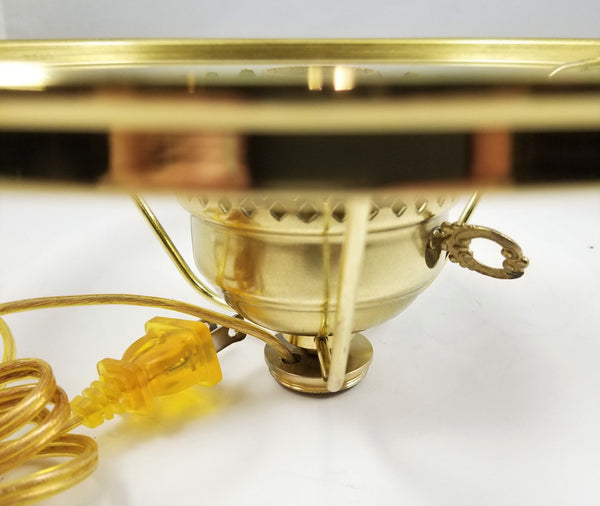 Wired Oil Lamp Converter/Adapter - 10" dia. (Extra Assembly needs addi ...